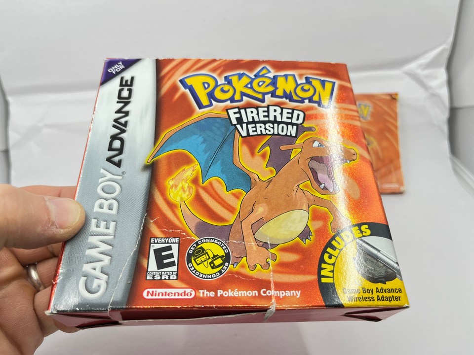 Pokemon FireRed Version CIB Game Boy Advance Authentic Tested ...