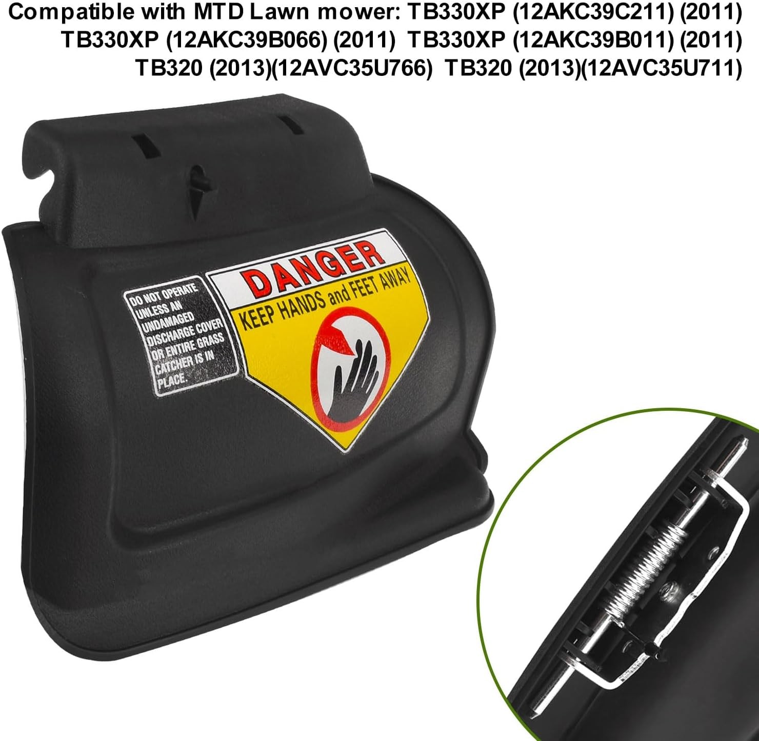 731-07131 987-02516A Side Discharge Chute & Hinged Mulch Plug ...