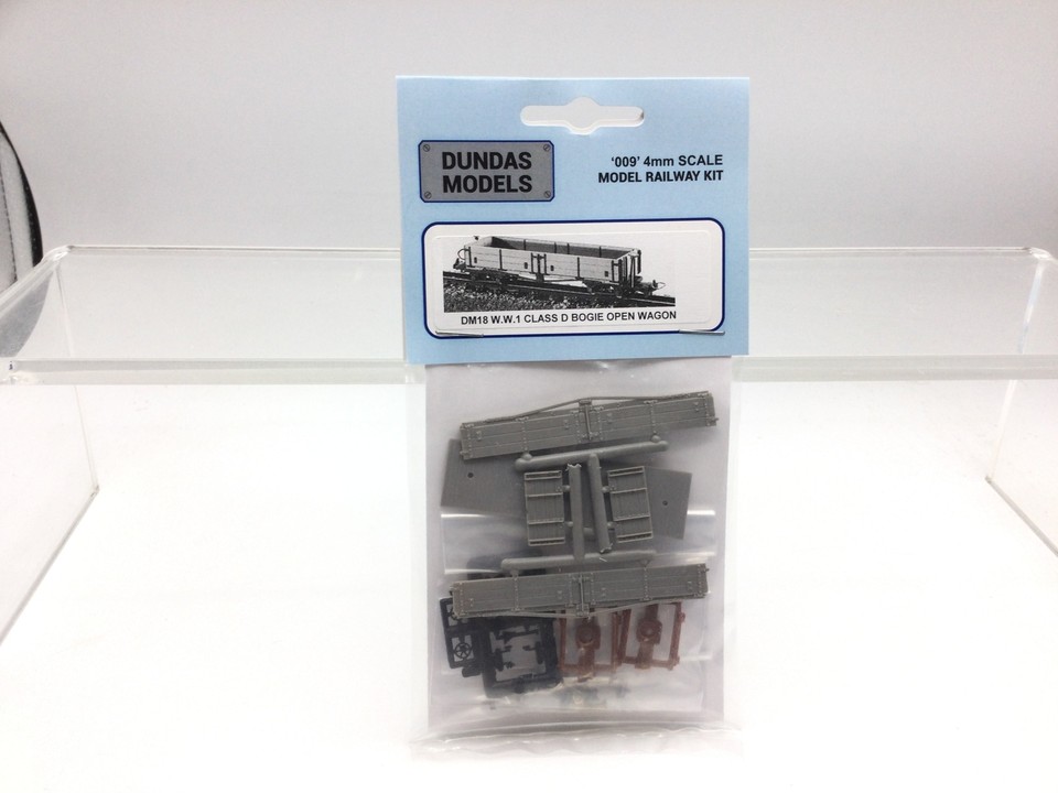Dundas Models DM18 OO-9 Gauge WW1 Dept Class D Dropside Bogie Open ...