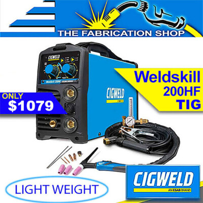 Cigweld Weldskill 200 HF Arc Tig Stick Welder Inverter Portable 200HF ...