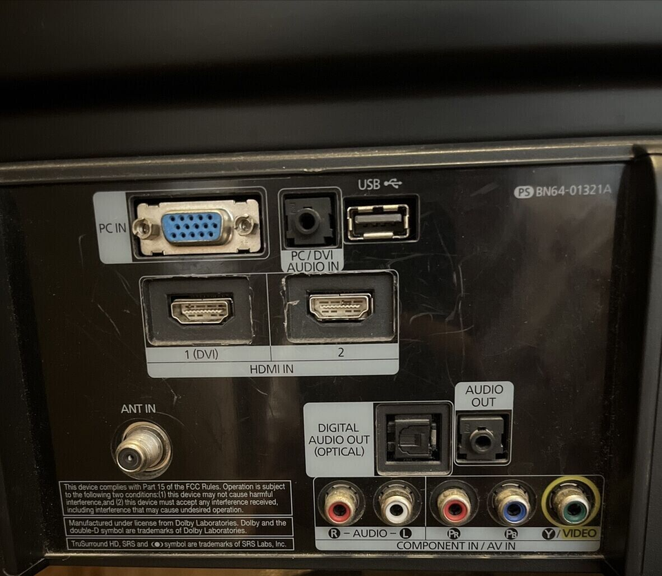 Samsung LN32C350D1D, 32” / 720p / 60Hz / LCD TV with remote without ...