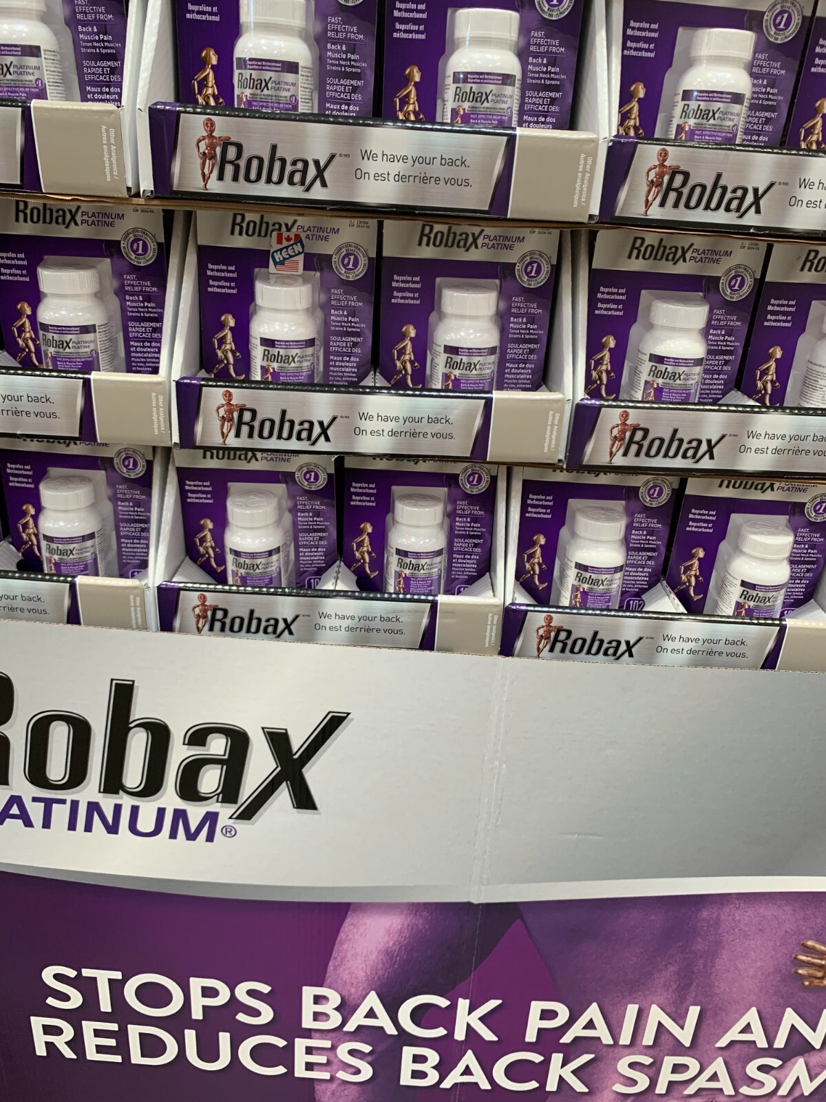 Robax PLATINUM Muscle/Back Pain Relief 102 Caplets, Limit 6 per sale ...