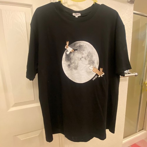 Loewe Rabbit Embroidery Logo T-shirt Size L | eBay
