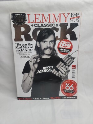 Classic Rock Magazine March 2016 #220 - Nils Lofgren & David Bowie UK ...