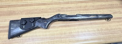 Factory Ruger 10/22 Black/Silver Laminate Stock Cheek Riser Matthews ...