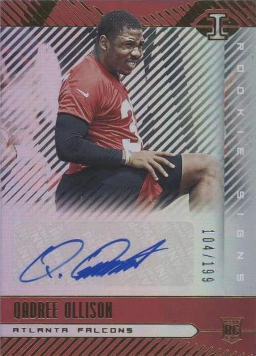 2019 Panini Illusions - Rookie Signs Qadree Ollison #RS-QAO /199 (AU ...
