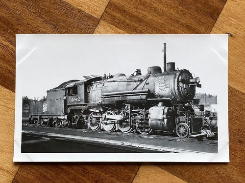 Soo Line Railroad Steam Engine Locomotive 482 Vintage Photo | eBay
