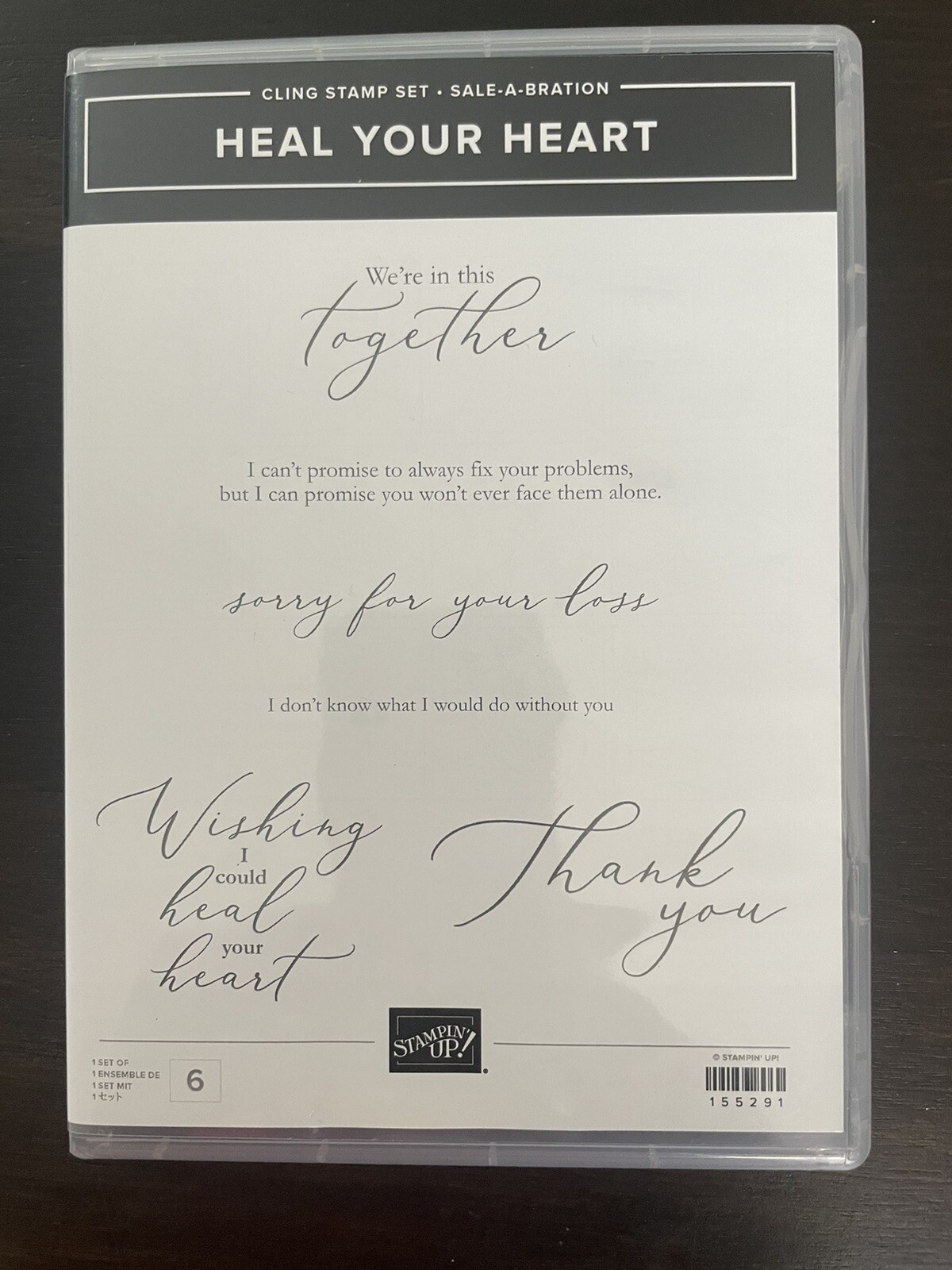 Stampin Up Heal Your Heart Stamp Set, Retired, Brand New Never Used | eBay