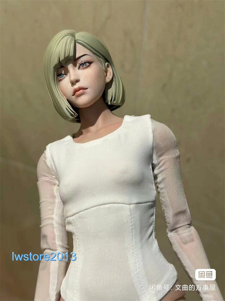 1:6 1:12 1:18 Short Hair Girl Head Sculpt For 12" 6" Female Action ...