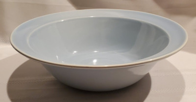 Vintage Lu Ray Pastels Windsor Blue Light Blue 9" Serving Bowl Round ...