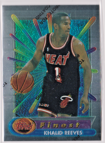 Khalid Reeves Miami Heat Guard 1994-95 Finest ROOKIE Card # 302 Near ...