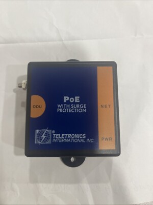 Teletronics 17-105 Power Over Eth (PoE) DC Inj 2.5mm Jack With Surge ...