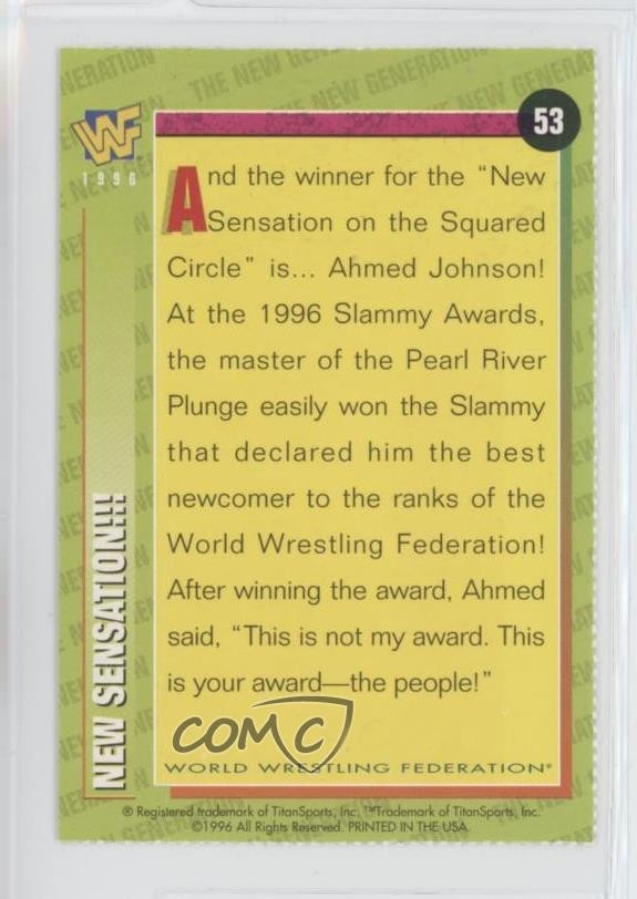1996-98 WWF Magazine Cards New Sensation!!! #53 | eBay