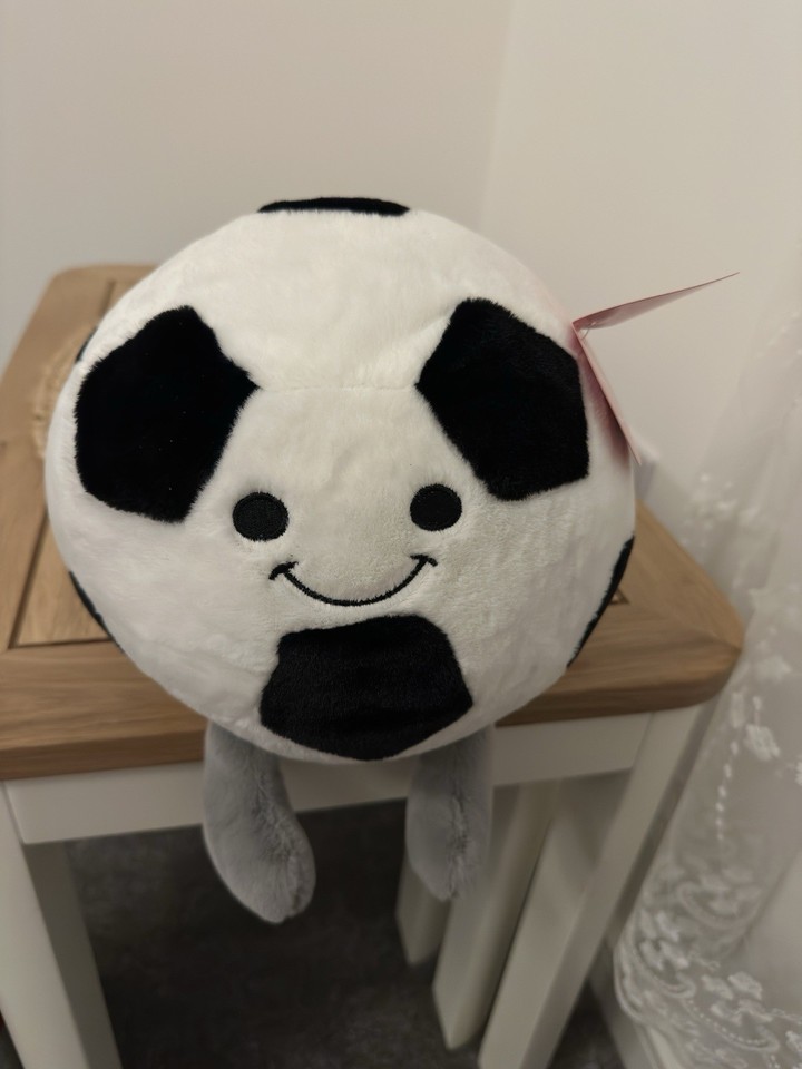 Soft Stuffed Football Ball Plush Toys Cute Football | eBay UK