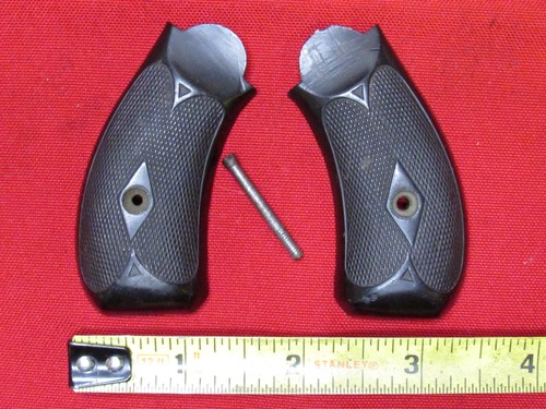 Belgian Schofield Revolver Grip Set w/ Screw - 813 | eBay