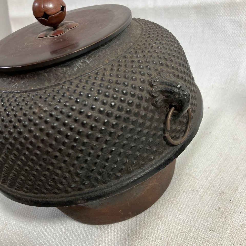 Iron Kettle & Brazier Set, Nanbu Cast Iron, Furogama Chagama | eBay
