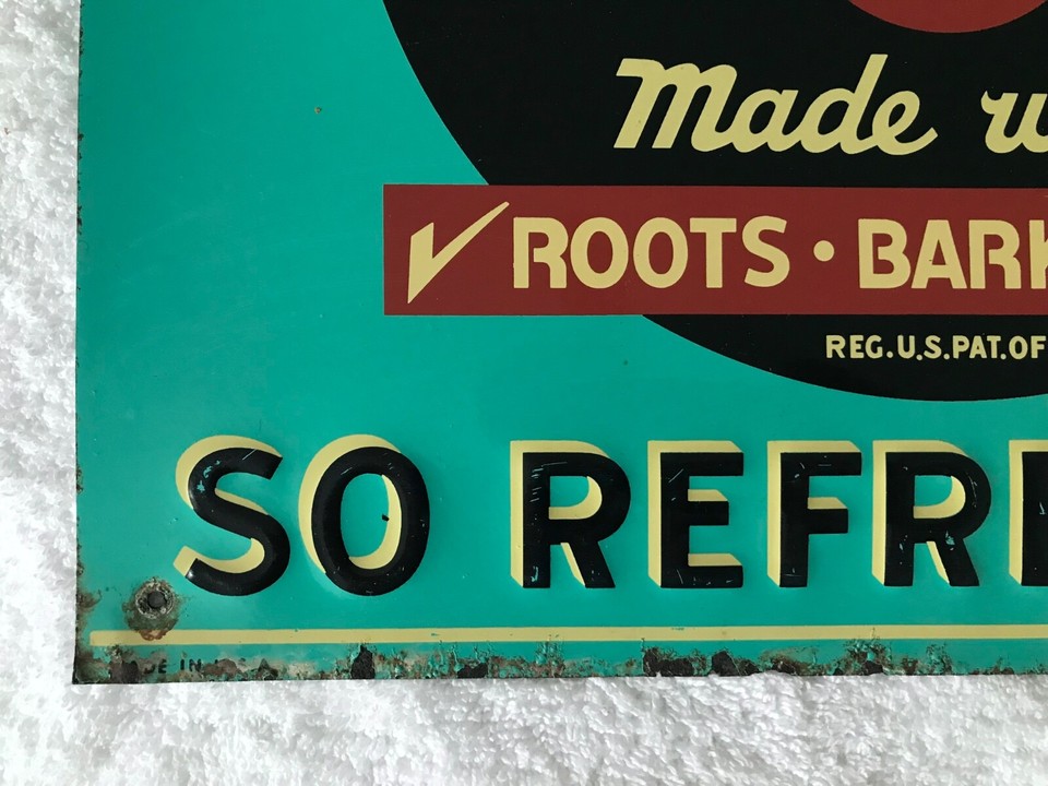 Vintage Hires Root Beer Tin Enamel Sign 🏆 | eBay