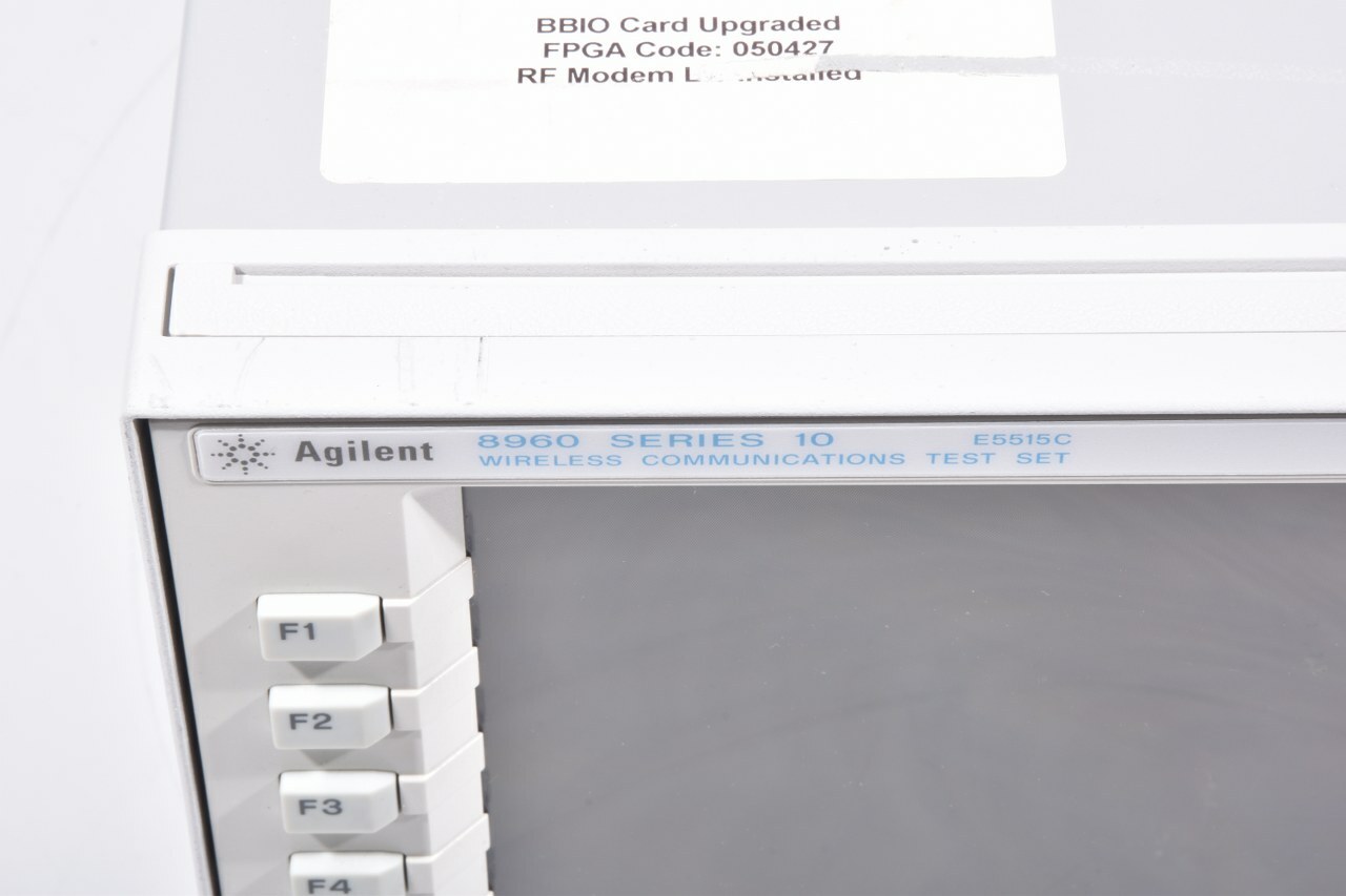 AGILENT E5515C, Wireless Communications Test Set + Options S/N ...