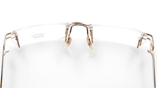 NEW FACET-15 GOLD EYEGLASSES FRAME GLASSES RIMLESS FRAME 53-16-140 ...