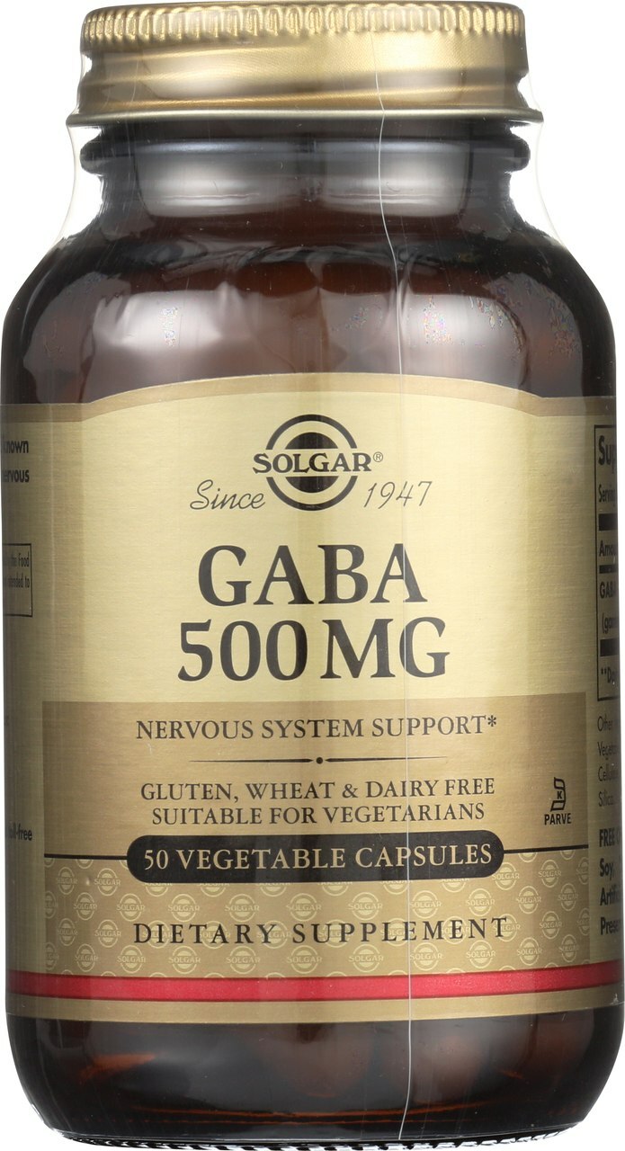 Solgar GABA 500mg 50 Vegetable Capsules | eBay