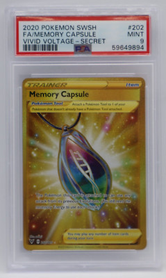 2020 Pokemon SWSH Vivid Voltage Full Art Secret #202 PSA Mint 9 ...