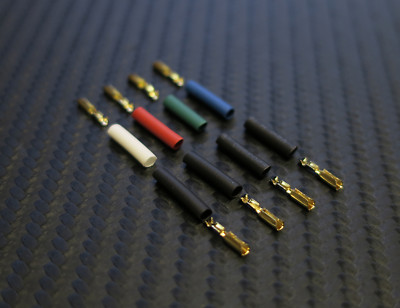 24K GOLD plated CARTRIDGE CONNECTOR CLIPS & TUBES for Phono Pick-up ...