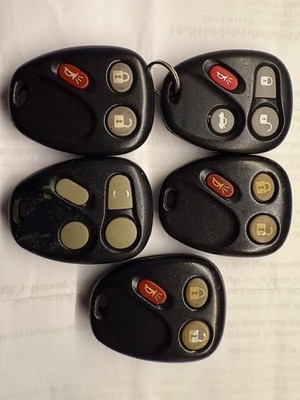 OEM GM Cadillac KEYLESS REMOTE ENTRY KEY FOB 3 and 4 BUTTON | eBay