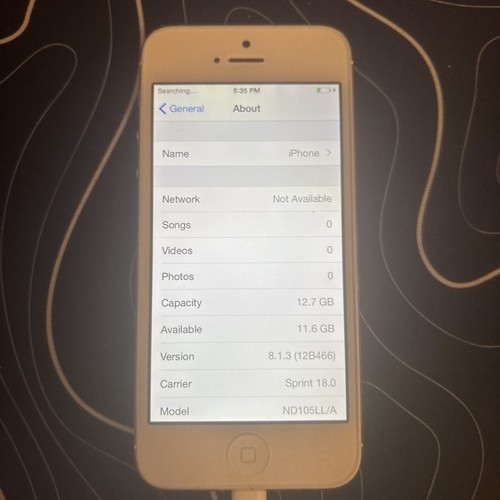 IPHONE 5 RARE LATE PRODUCTION UNIT (2014) | eBay