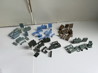 Marx Space Academy Furnitures Accessories 5 Sets Different Colors (B9 ...