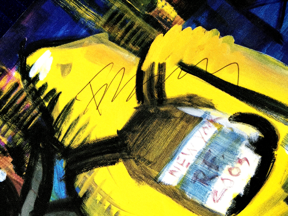 Rainer Fetting N.y. Kids Hand-Signiert, Multiple + Frame, 23x13, Signed ...