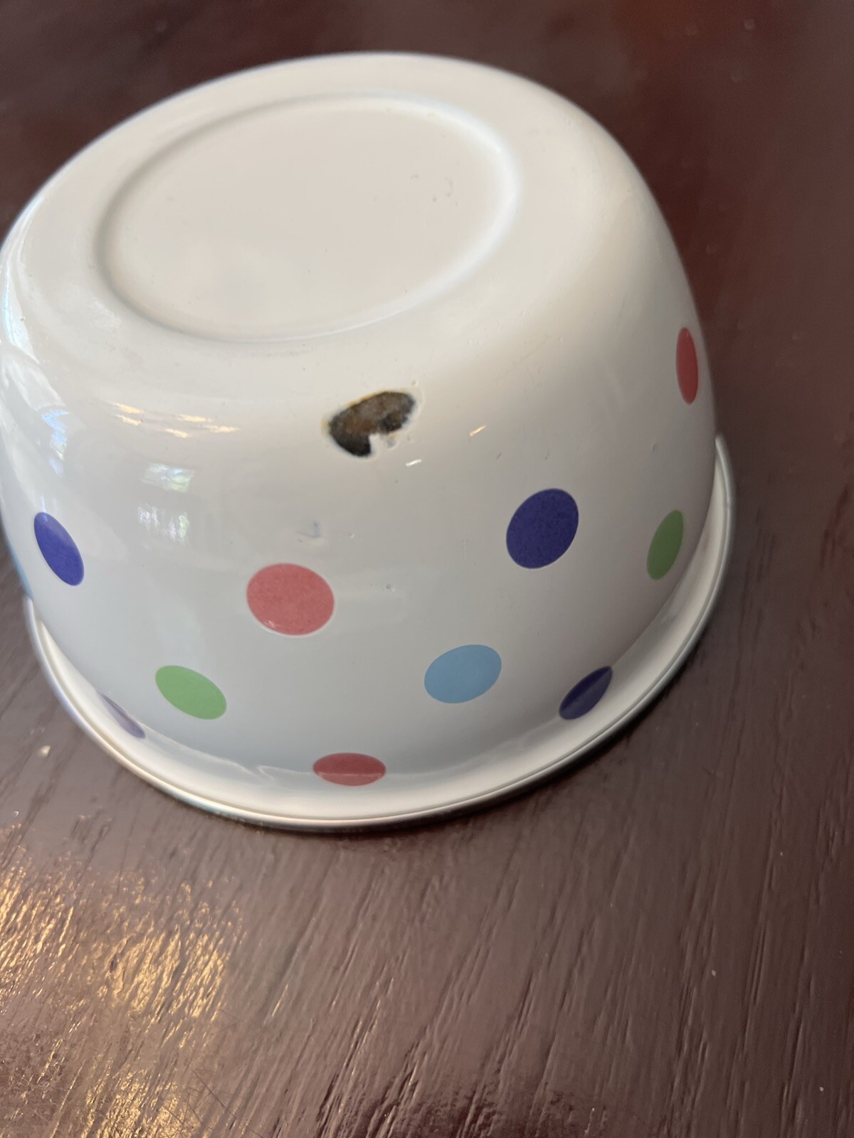 3 Golden Rabbit Enamelware Plates And 3 Bowls, All Dots | eBay