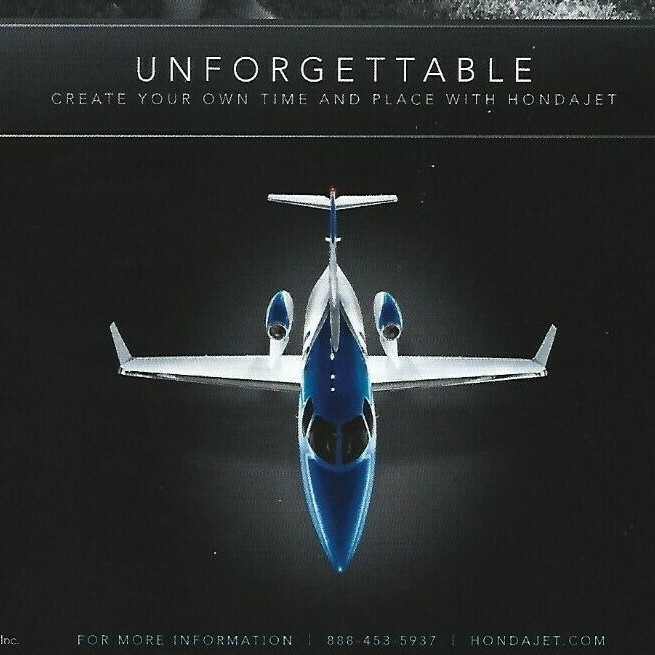 HondaJet Print Ad / Private Aircraft Print Ad / 2007 / Original | eBay