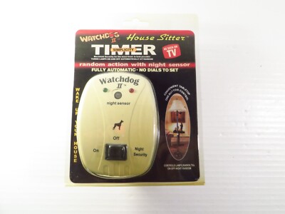 NEW WatchDog II House Sitter Simplicity Timer 09220 Turns Lamps On/Off ...