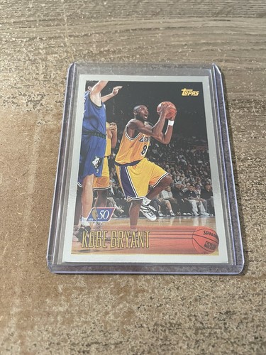 Kobe Bryant 1996-97 Topps NBA 50th Anniversary Silver Rookie Card #138 ...
