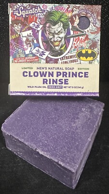 Dr Squatch Soap Clown Prince Rinse DC Limited Edition - The Joker - 5 ...