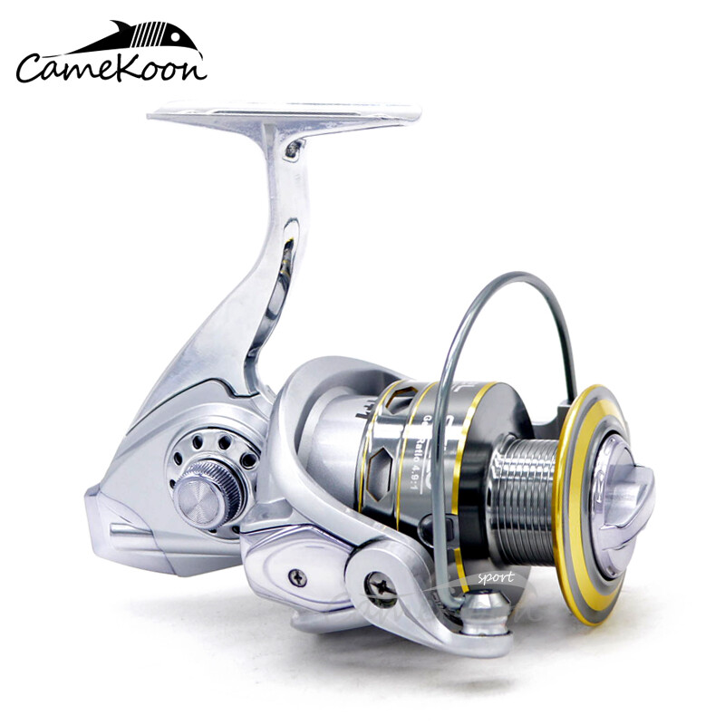 CAMEKOON Spinning Reels w/ Powerful Metal Body 5.2:1 Saltwater Spin ...