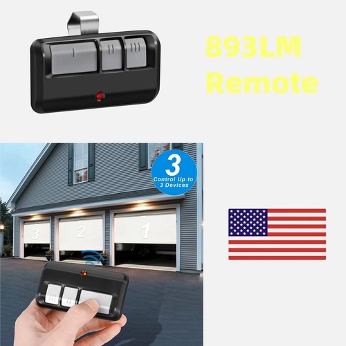893MAX 893LM 373LM 971LM Garage Door Opener for Chamberlain Craftsman ...
