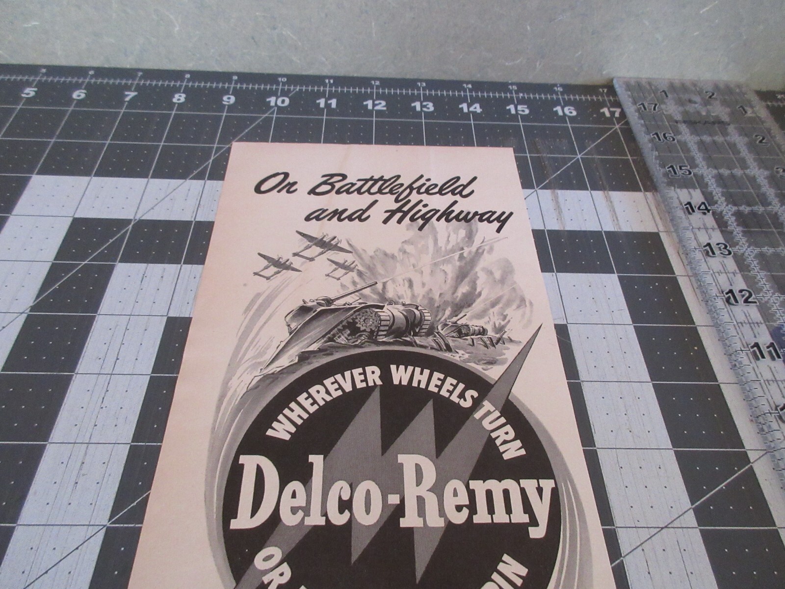 1943 Vintage ad for Delco-Remy Batteries Art retro WWII era | eBay