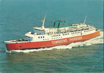 06724 - Postcard showing Townsend Thoresen Car Ferry | eBay UK