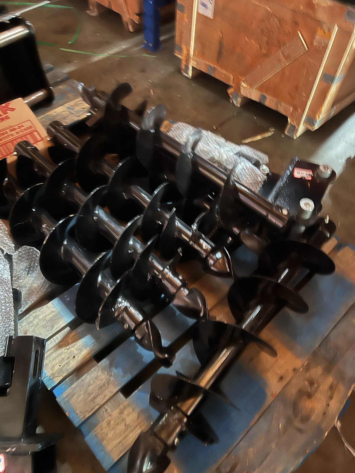 Auger Drill Attachment fits for Mini Excavators Skid Steer Backhoe 301 ...