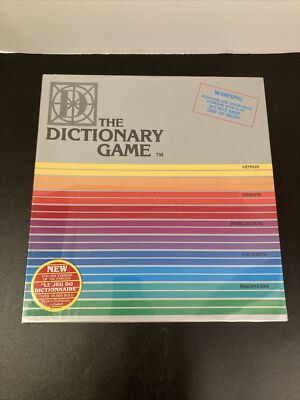 Dictionary Game by Intellichance - New - Factory Sealed | eBay