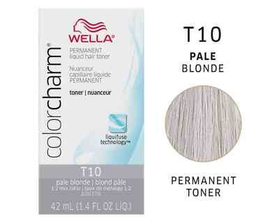 Wella Color Charm T10 Pale Blonde Permanent Liquid Hair Toner 1 oz Sale ...