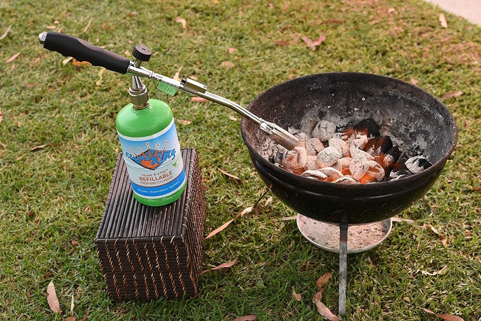 20,000 BTU Handheld Slanted Propane Charcoal Lighter Torch | eBay