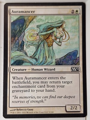 Auramancer - Magic 2012 Core Set M12 - Magic the Gathering MTG Nice! | eBay