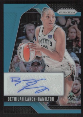 2024 Prizm WNBA Betnijah Laney-Hamilton Signatures Teal /35 AUTO | eBay