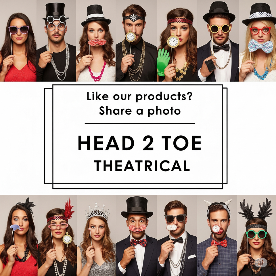 20 Piece Photo Booth Accessories Set novelty party selfie props ...