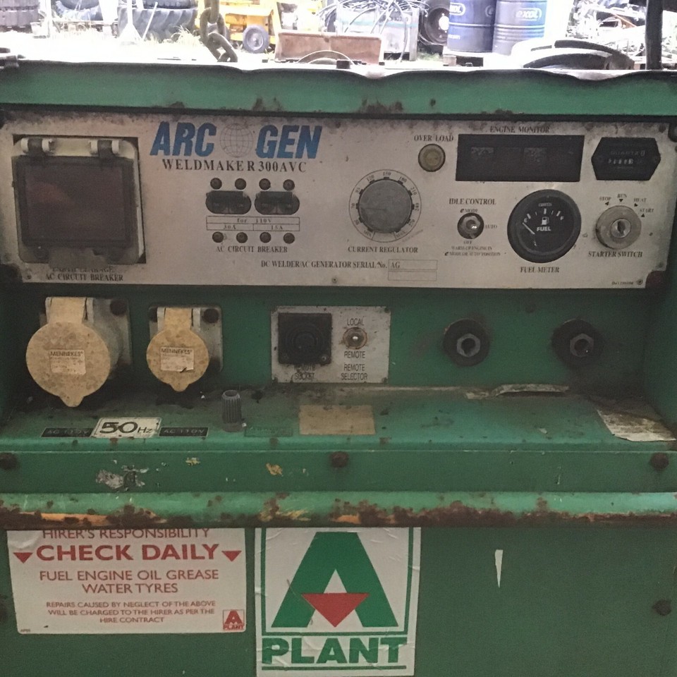 Arcgen / Arc gen Single Axle Diesel Welder/Generator Kubota D722 Engine ...