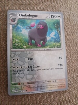 OINKOLOGNE 157/198 SCARLET VIOLET BASE POKEMON (REVERSE HOLO, NM) | eBay