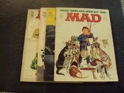 4 Iss MAD #172, 174-175, 184 1975 -1976 ID:67678 | eBay