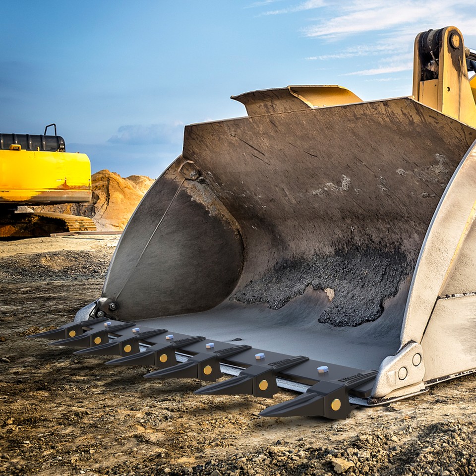 48"/60"/66"/72" Bucket Tooth Kit for Loader Tractor for Bucket ...